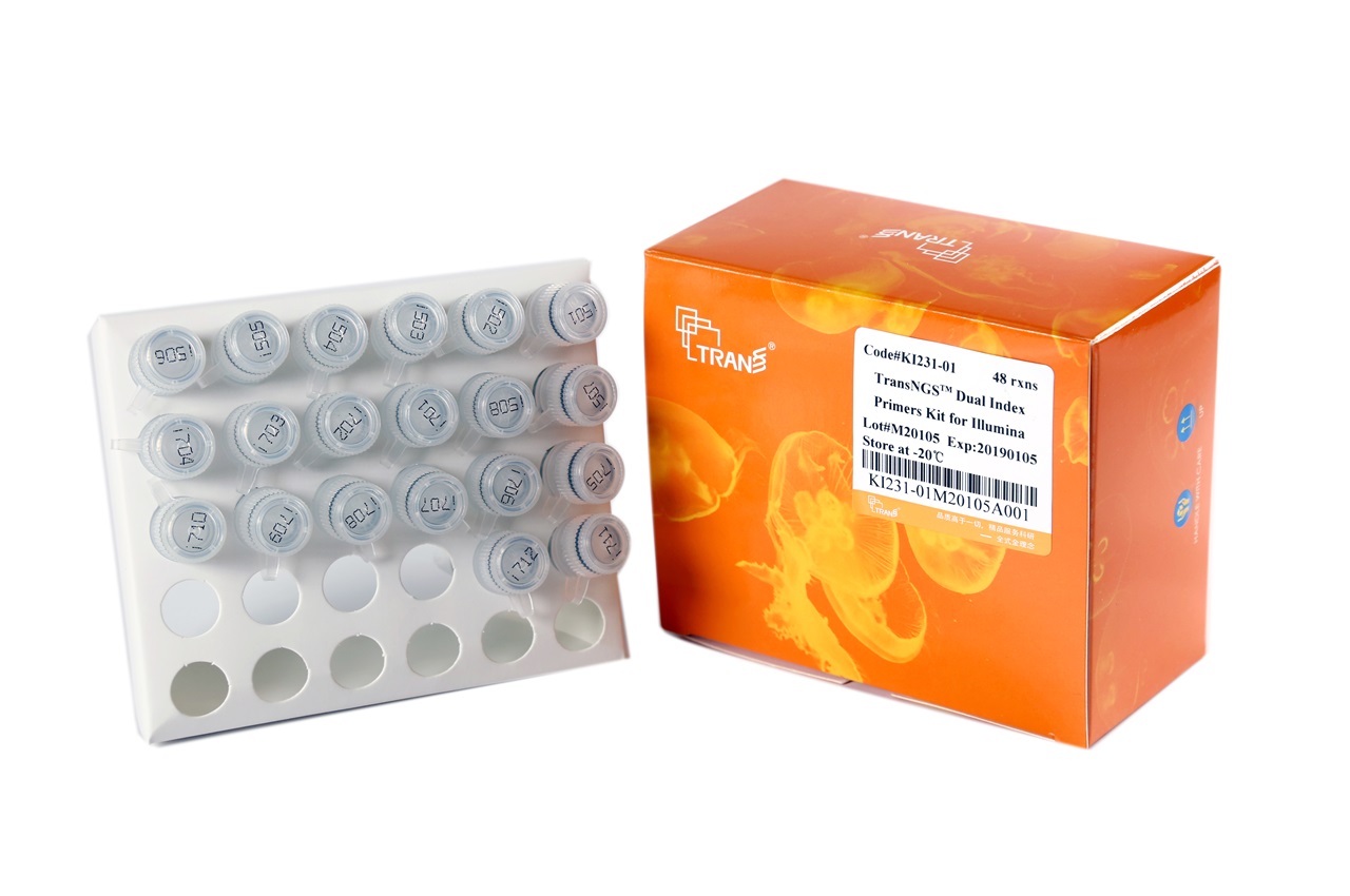 TransNGS® Dual Index Primers Kit for Illumina® 96 rxns - 炼石商城
